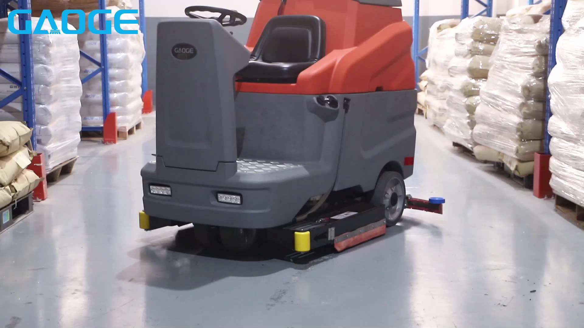 Gaoge A1100 Industrial Large Double Disc Electric 220l Fresh Tank Ride ...