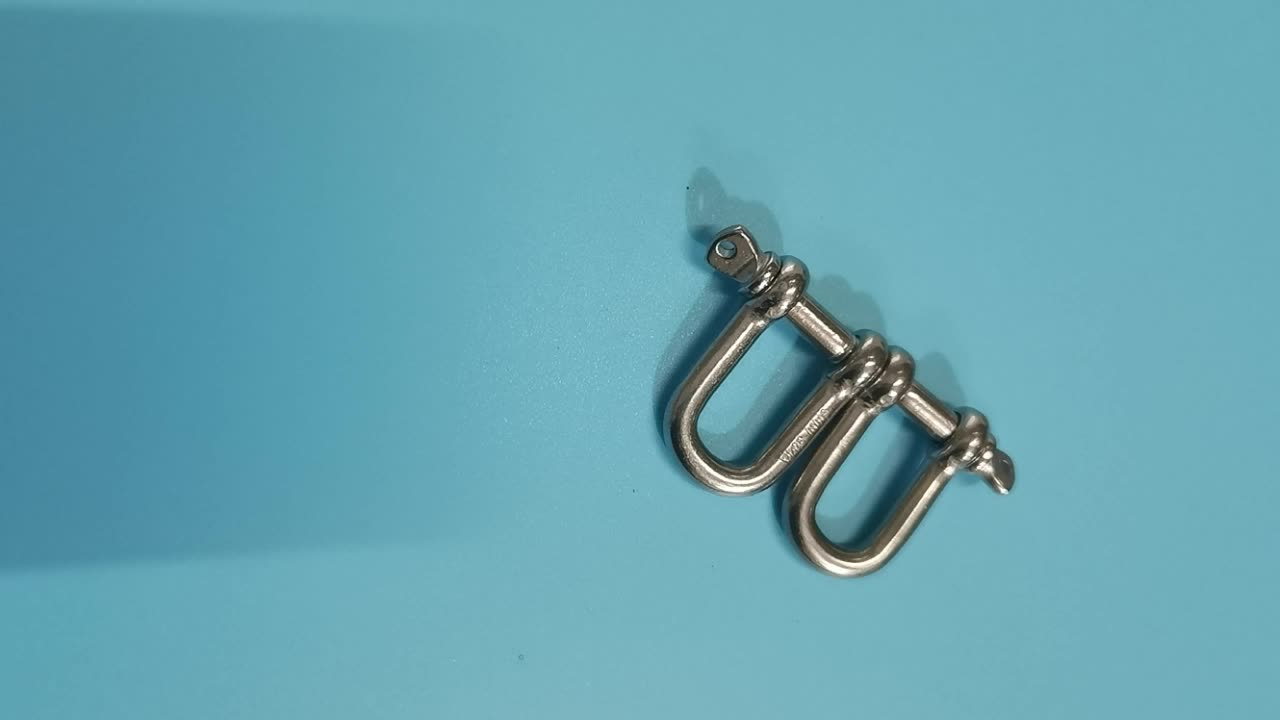 Custom Wholesale Stainless Steel 304/316 Thread Anchor Bow Shackle Gb/t 25854 High Strength M4 ...