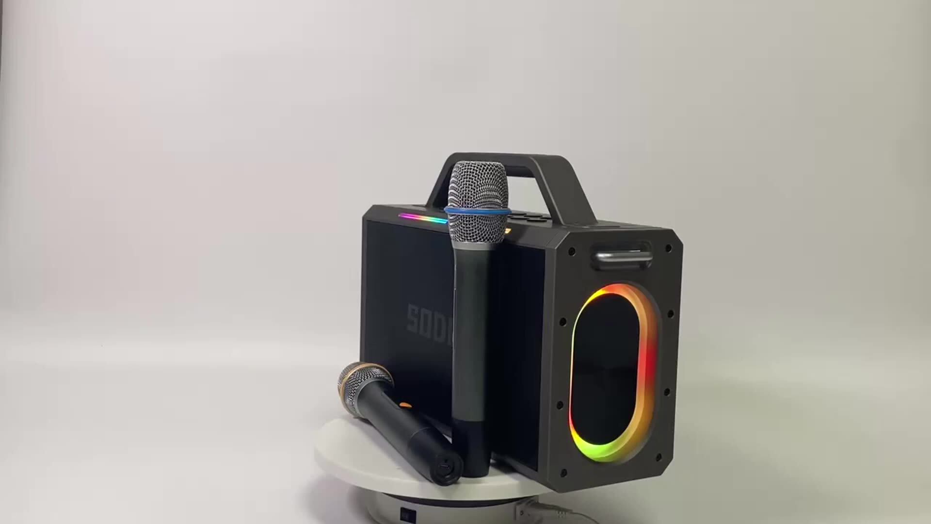 200w Outdoor Karaoke Portable Wireless Speaker Subwoofer Sound Box ...