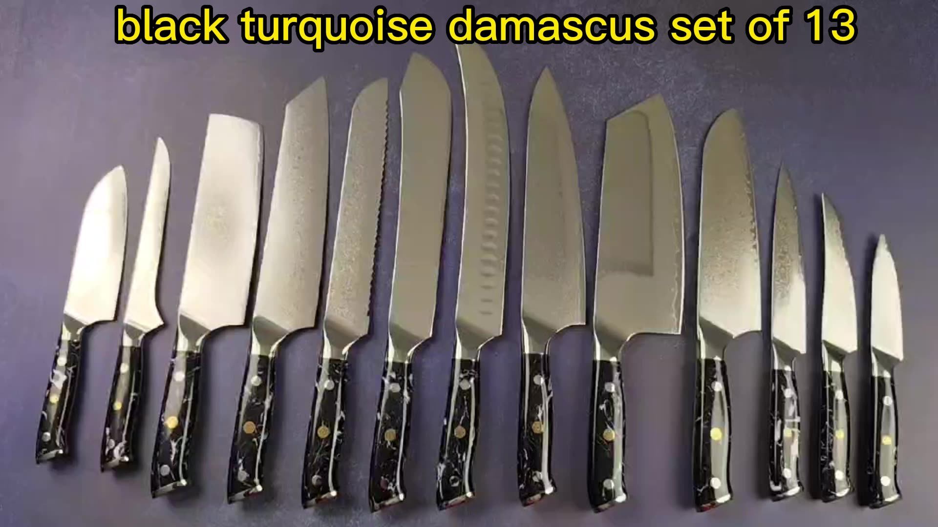 Super Sharp Damascus Steel Professional Butcher Meat Slicing Knife ...