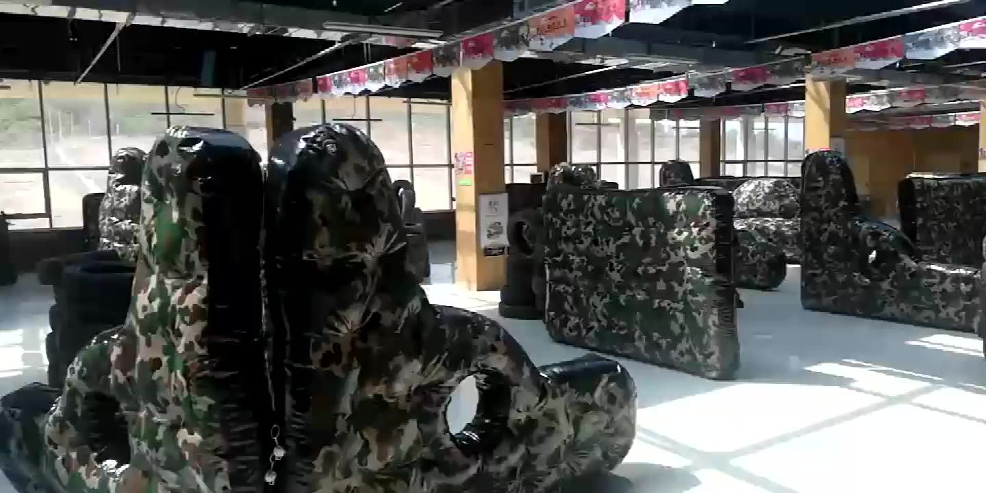 Gel Balls Guns And Paintball Air Bunkers Arena Archery Fighting Field ...