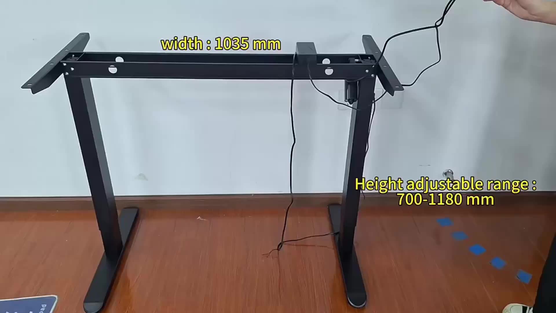 Office Furniture Ergonomic Office Desk Single Motor 2 Stage Electric ...