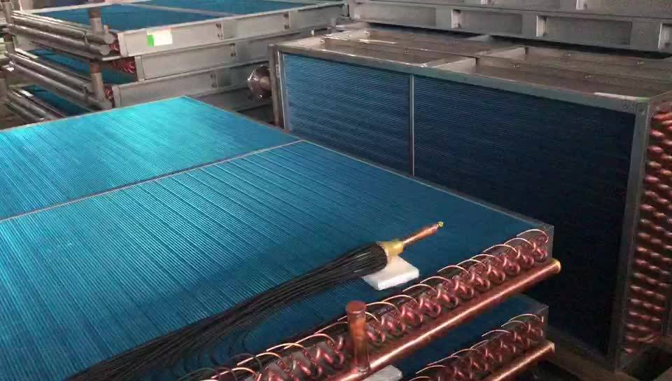 Top Quality Copper Fin Condenser With Gold Coating For Refrigeration ...