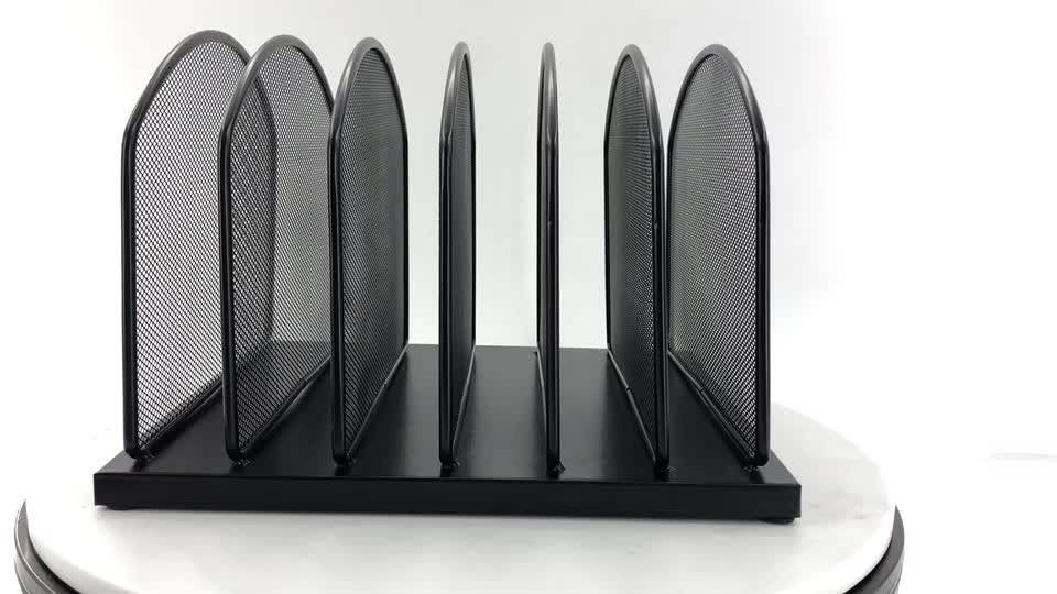 Wideny Office And School 6 Vertical Compartments Wire Metal Desk ...