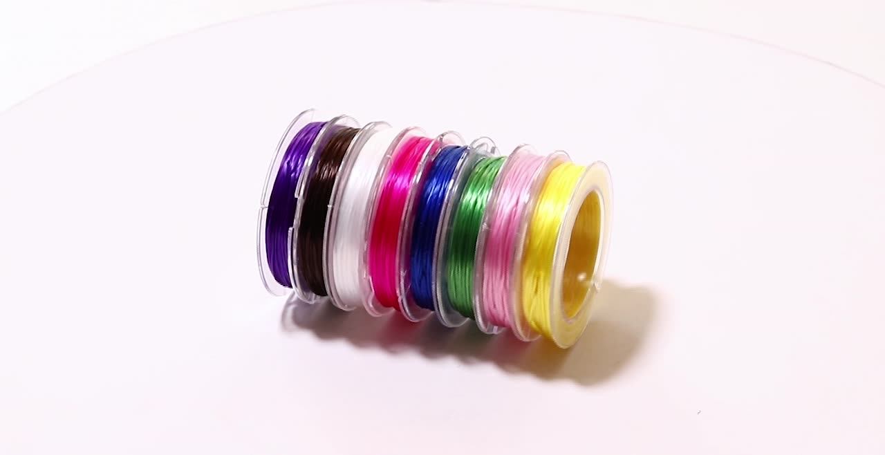 10m/roll Elastic Crystal Cord Thread 13 Colors Beading Rope For Diy ...
