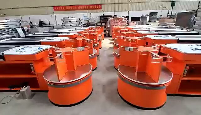 Black Steel Counter Table Supermarket Convenience Store Supermarket ...