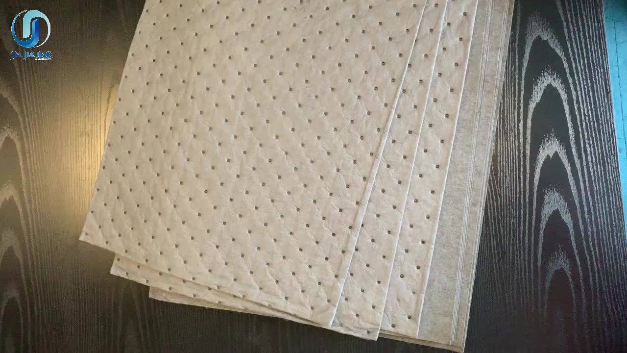 3-5mm Thickness Acid/alkali/oil-resistant 100% Pp Oil Absorbent Pads ...