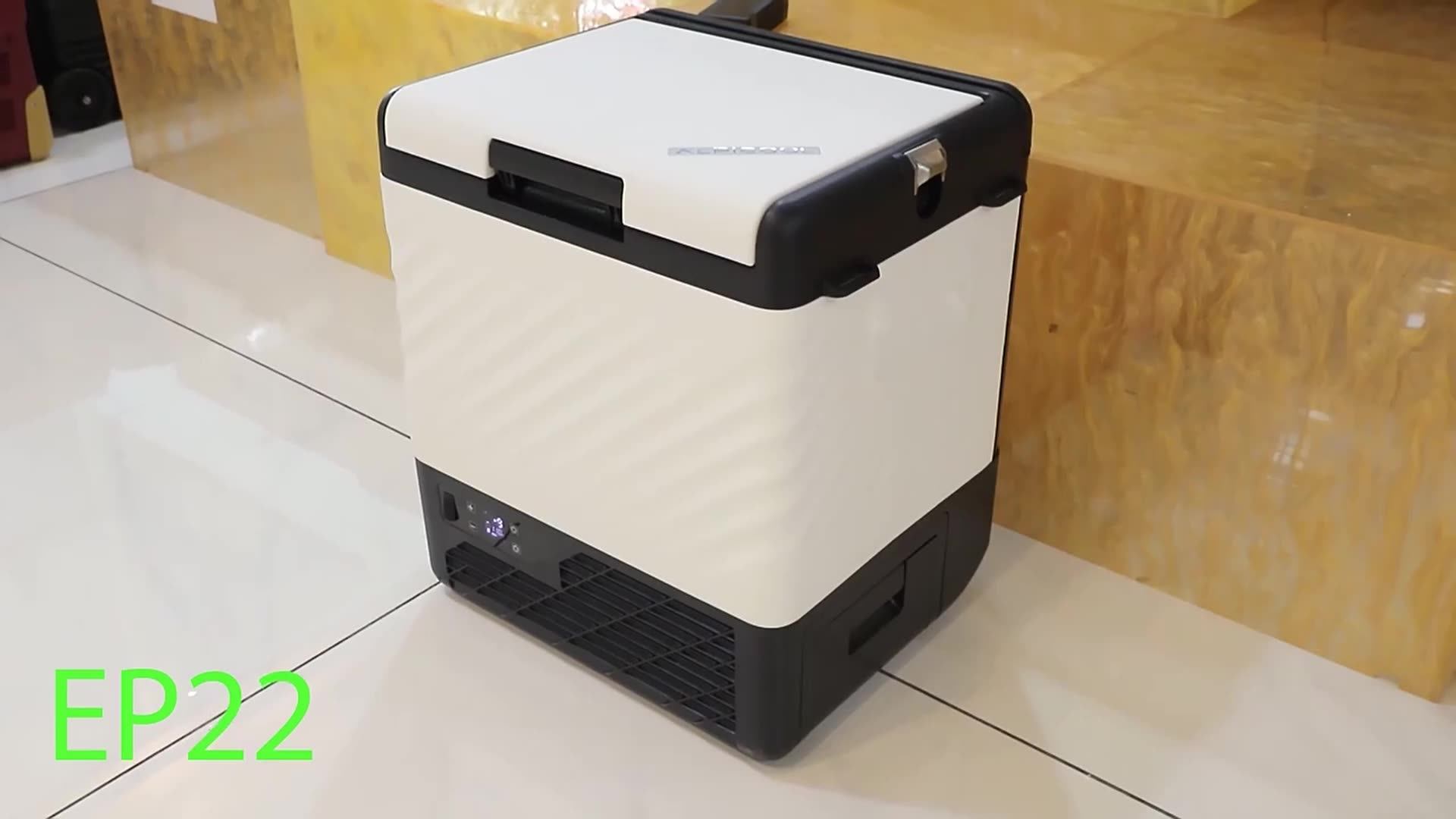 Alpicool P22 20l Mini Easy Carry Small Car Fridges Portable Wheels And ...