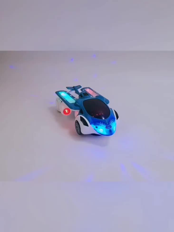 Battery Operated Stunt Deformation Toys Flying Car Universal 360 ...