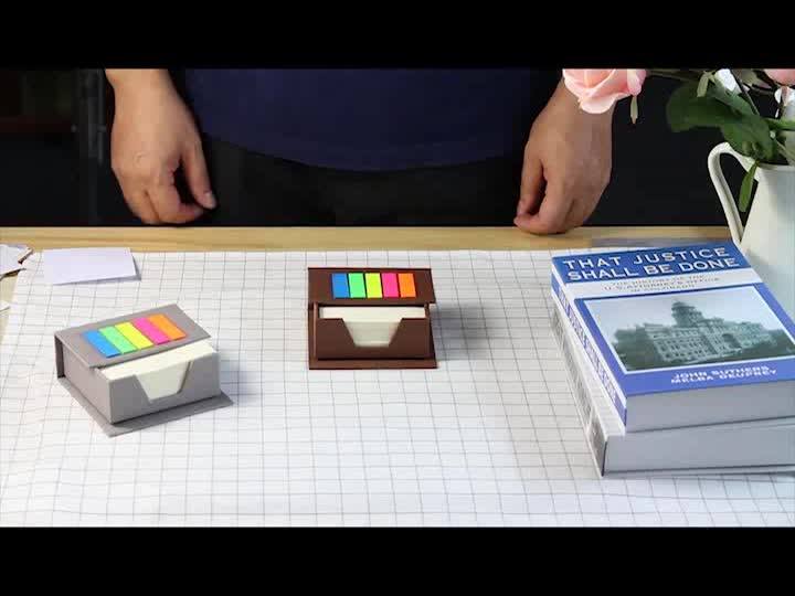 Foldable Memo Cube Note Pad Box With Sticky Notes - Buy Memo Pad Box ...