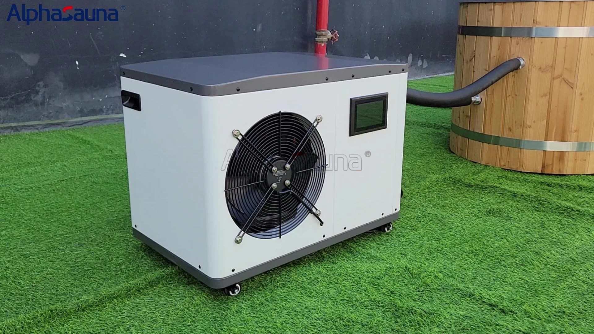 Alpha Sauna 1.5hp Water Chiller Cold Plunge Tub Chiller And Heater ...