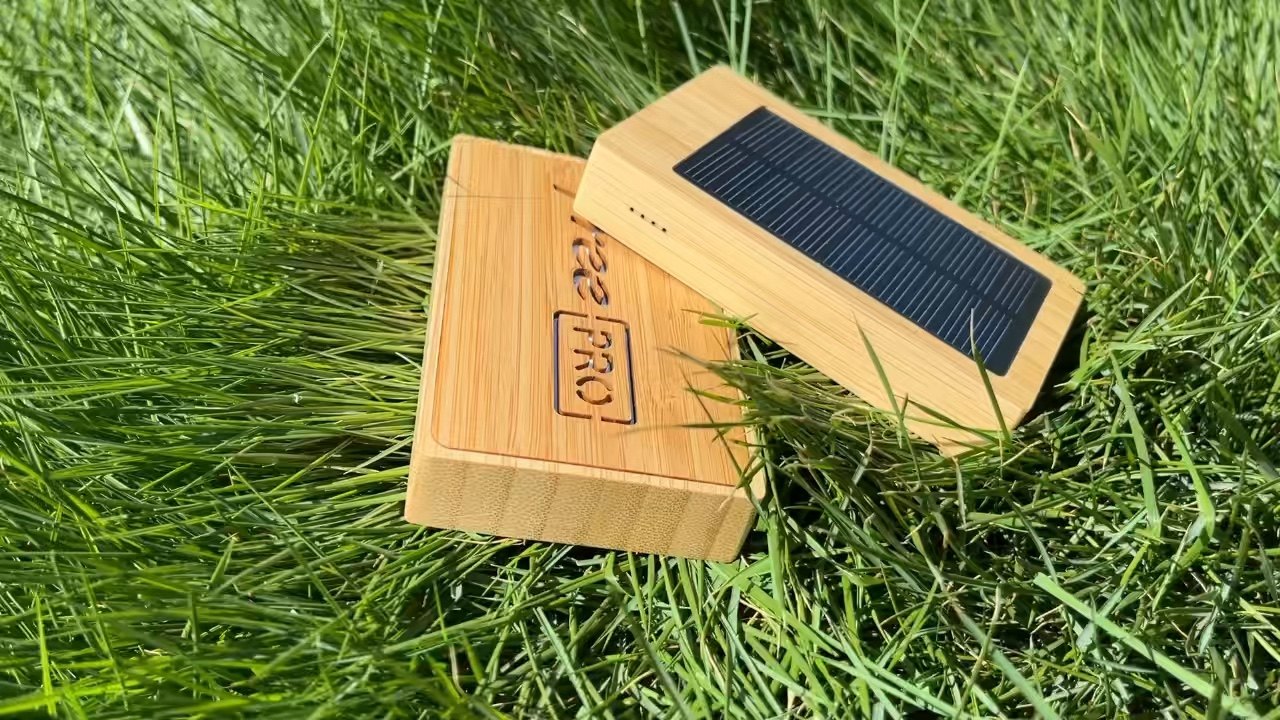 Mini Small Slim Solar Rechargeable Power Bank Solar Charger Type C ...