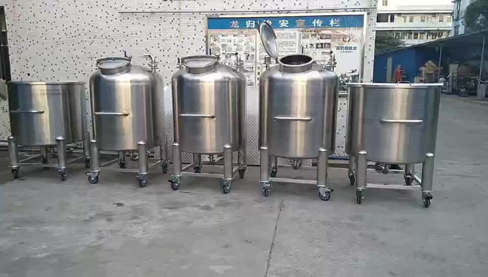 500l 1000l Food Grade Stainless Steel Ketchup Buffer Storage Tank ...