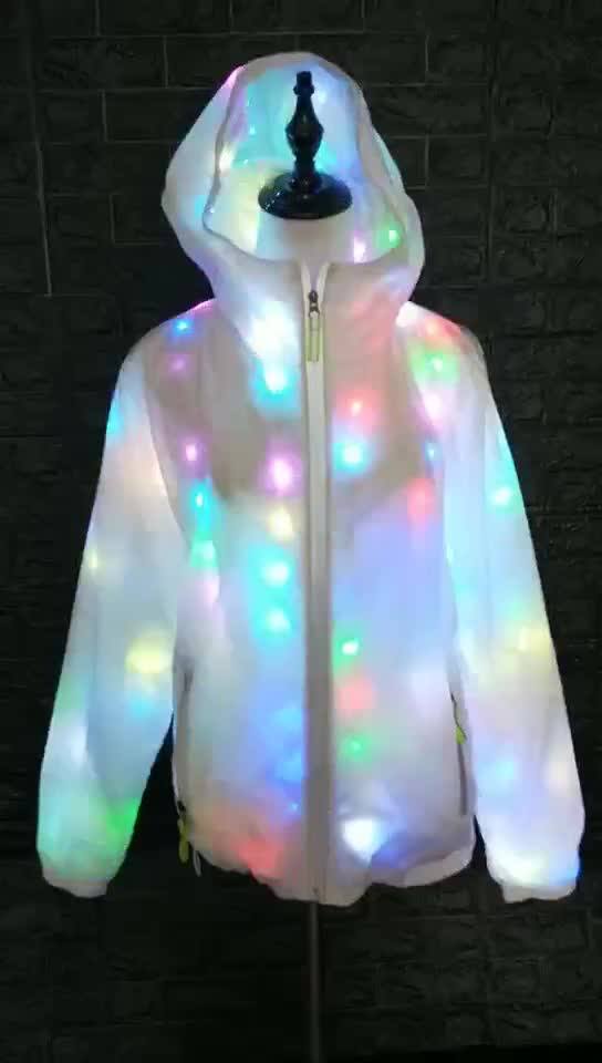 Colorful Led Luminous Costume Clothes Dancing Led Growing Lighting ...