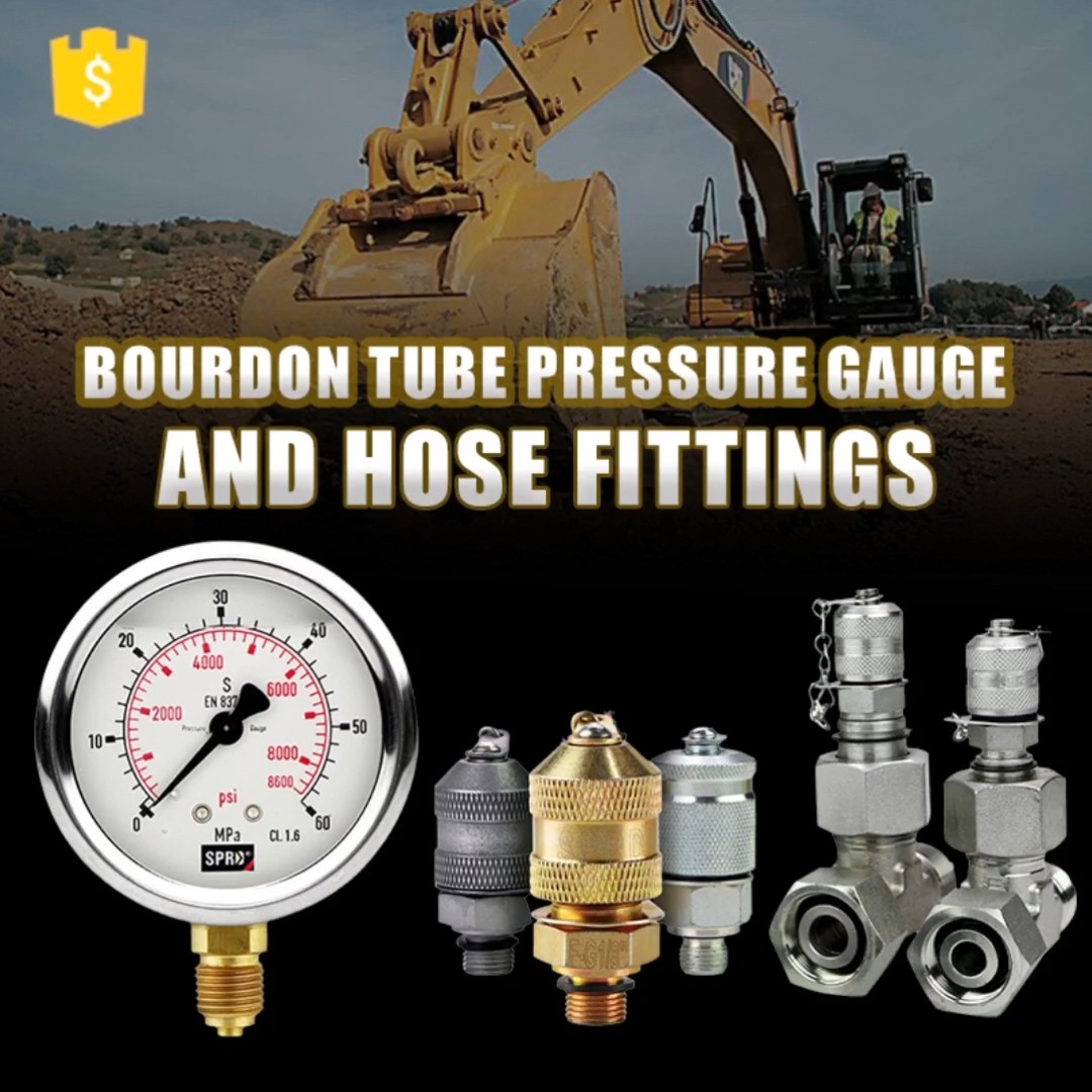 Digital Pressure Test Gauge Bourdon Tube Stainless Steel 3 Test Kit ...