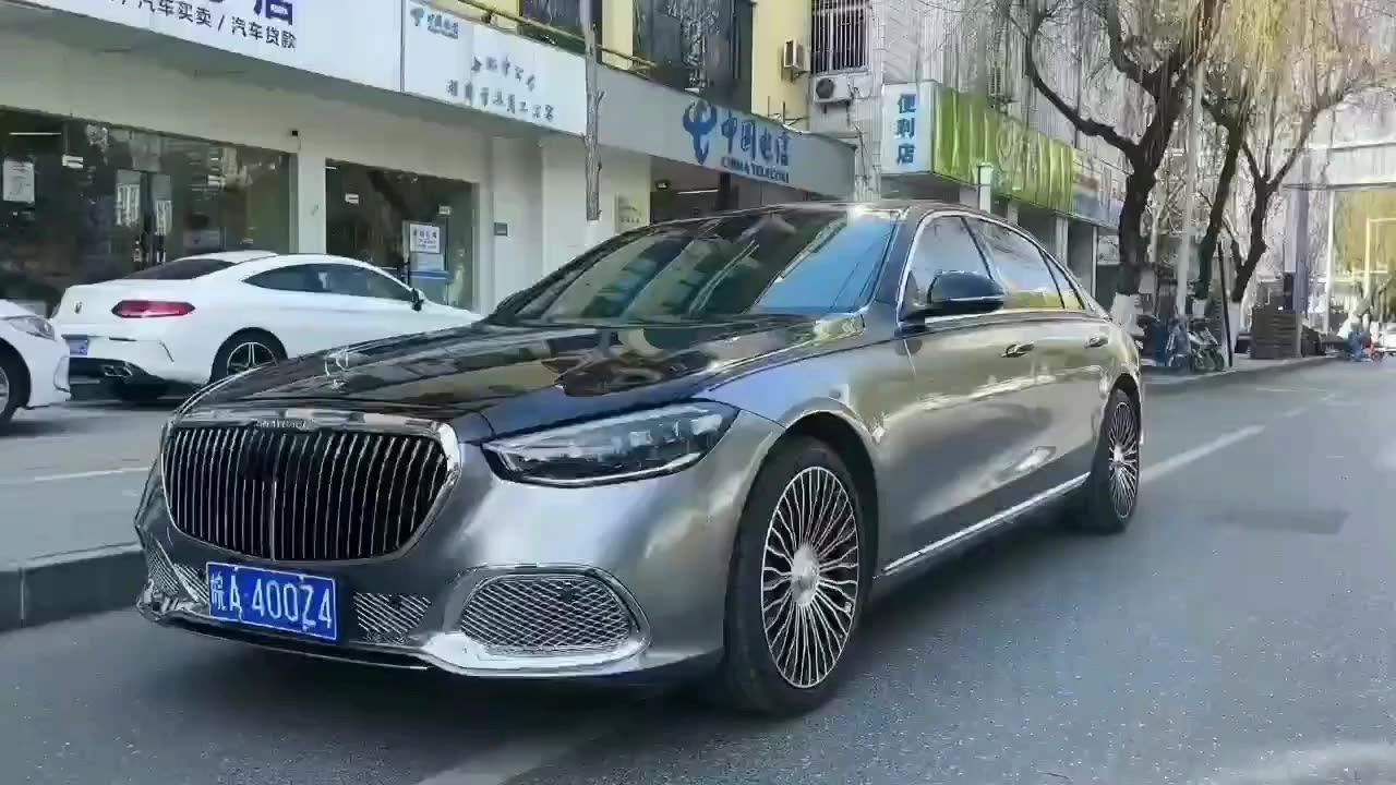 W223 Maybach Style Body Kit Include Front And Rear Bumpers For Mercedes ...