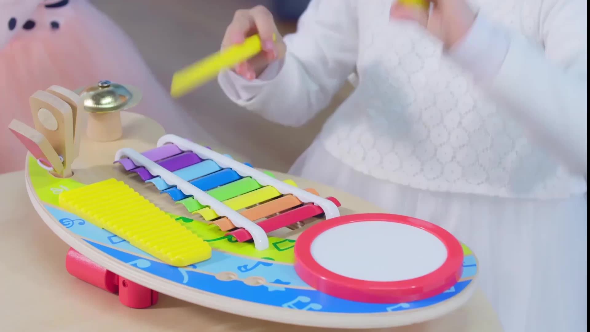 Hape High Quality Kids Musical Instruments Customized Cheering Wooden ...