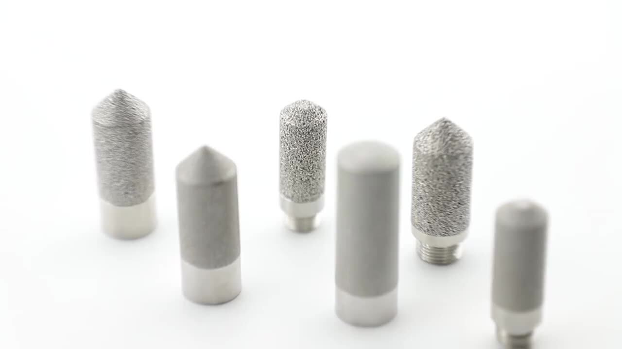Custom Stainless Steel Sensor Probe Filter Enclosure Covers Porous ...