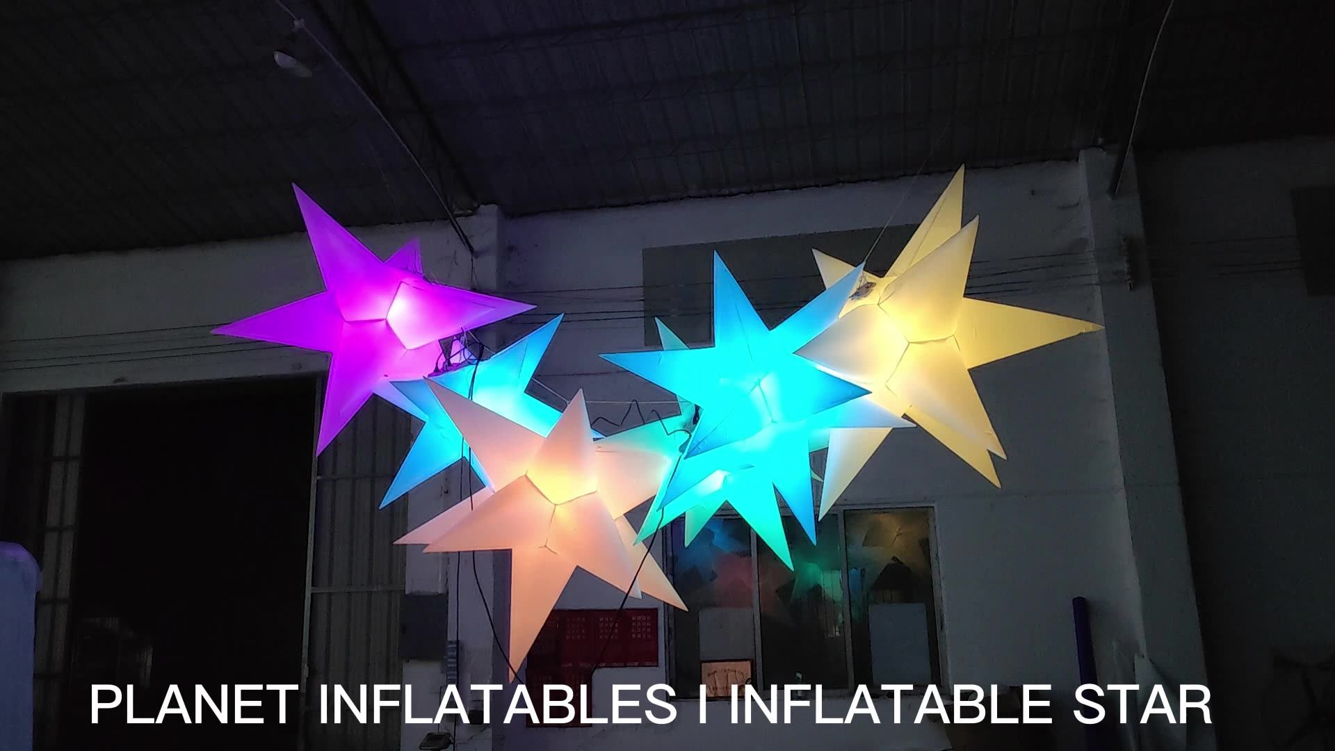 Custom Inflatable Led Stars Beautiful Led Inflatable Decoration ...