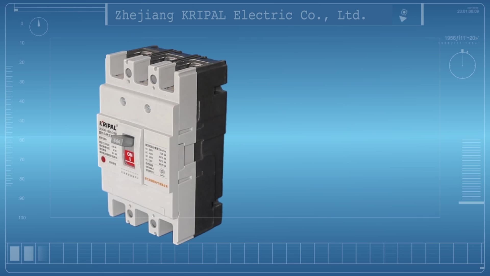 Pv System Kripal Dc Mccb Circuit Breaker 2p 100amp Mccb Busbar 3 Pole 100a 150a 250a Moulded ...