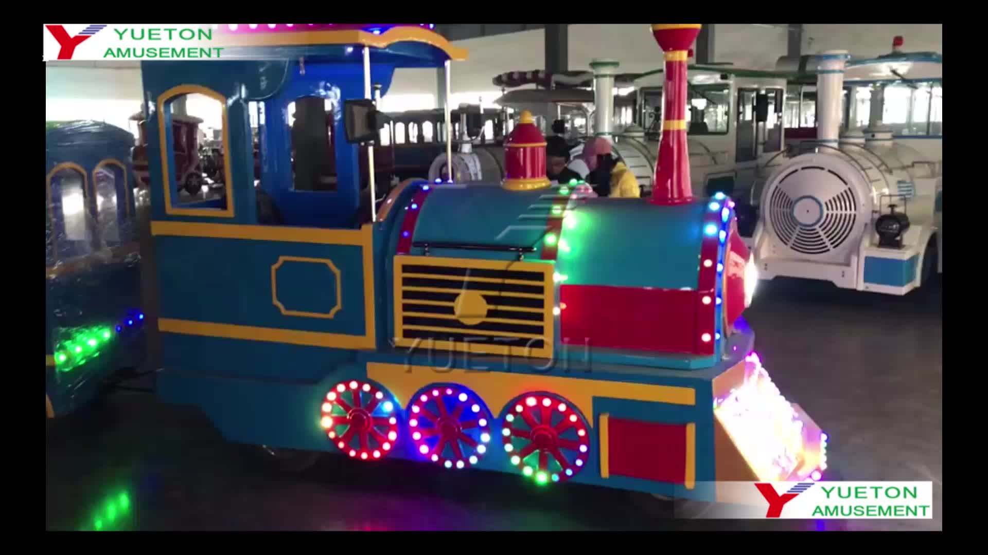 Miniature Kiddie Ride Theme Park Shopping Mall Kids Indoor Mini Express ...