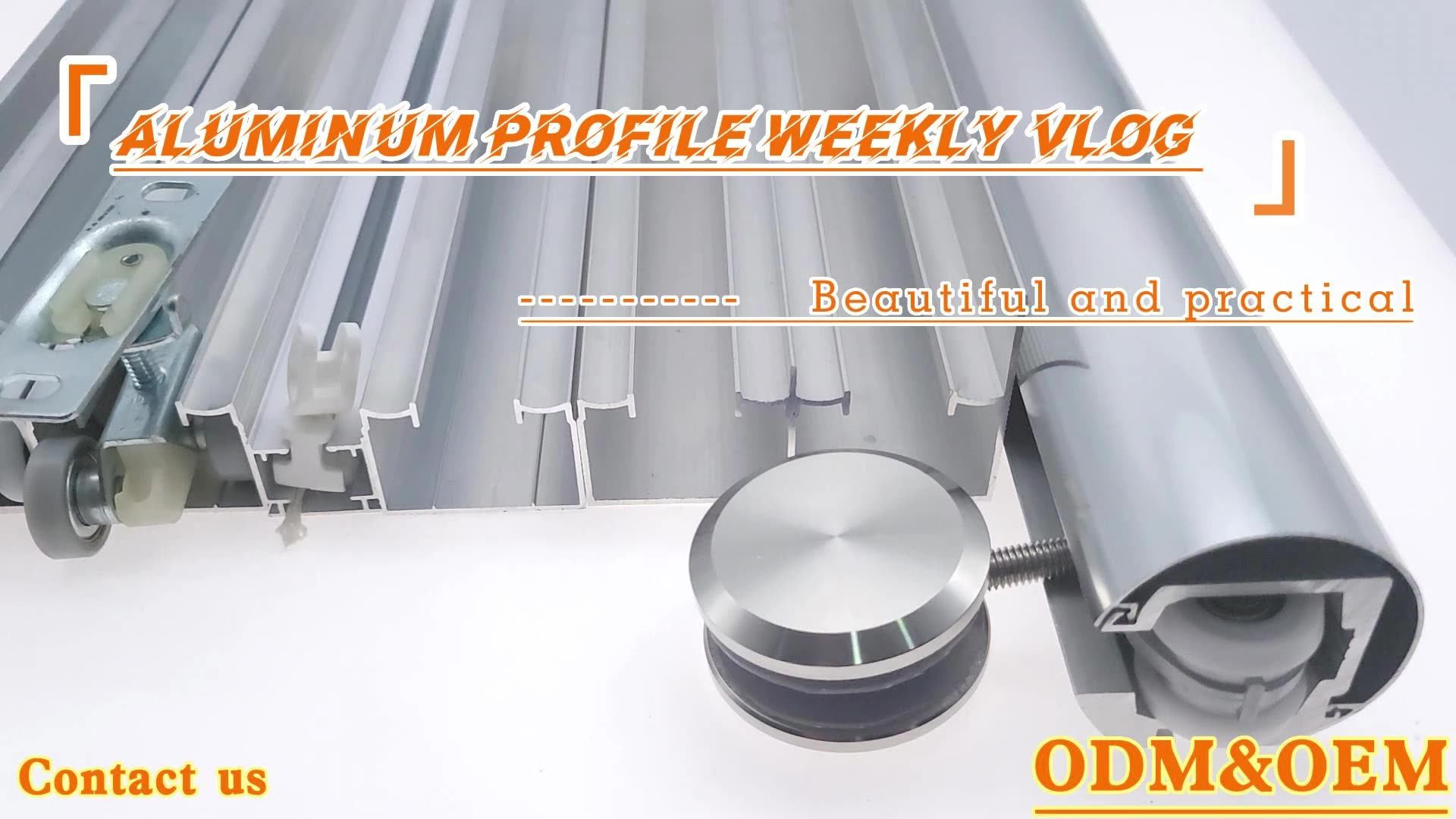 Sliding Door Track Aluminum Profile Channel Sliding Door Fitting ...