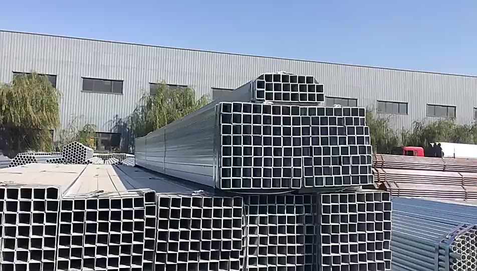 Gi Square Tube 40x40 50x50 2mm Galvanized Steel Z50 Round Pipe - Buy ...