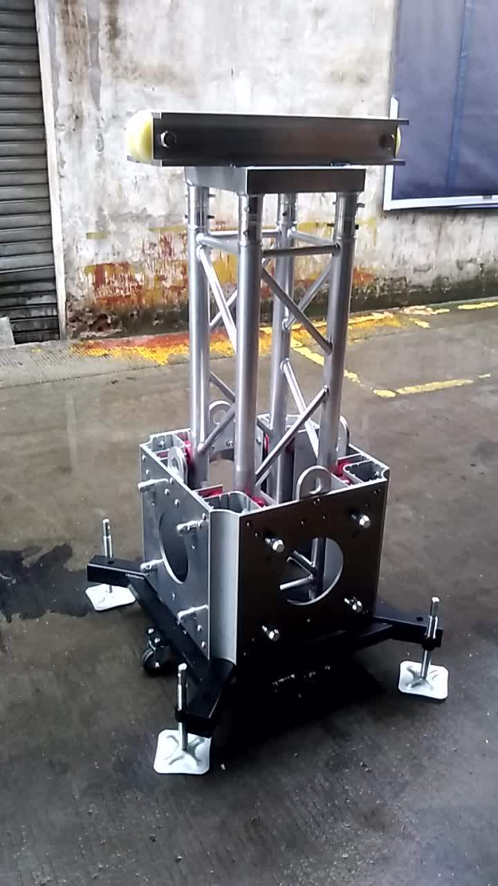 Lighting Truss Lift Tower Aluminum Stage Truss Lift System For Spigot ...