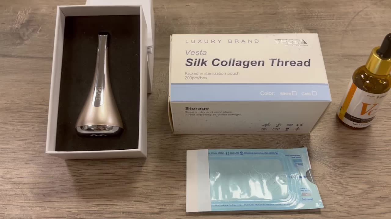 Vesta 2023 Water-soluble Collagen Radar Silk Protein Line Facial Lift ...