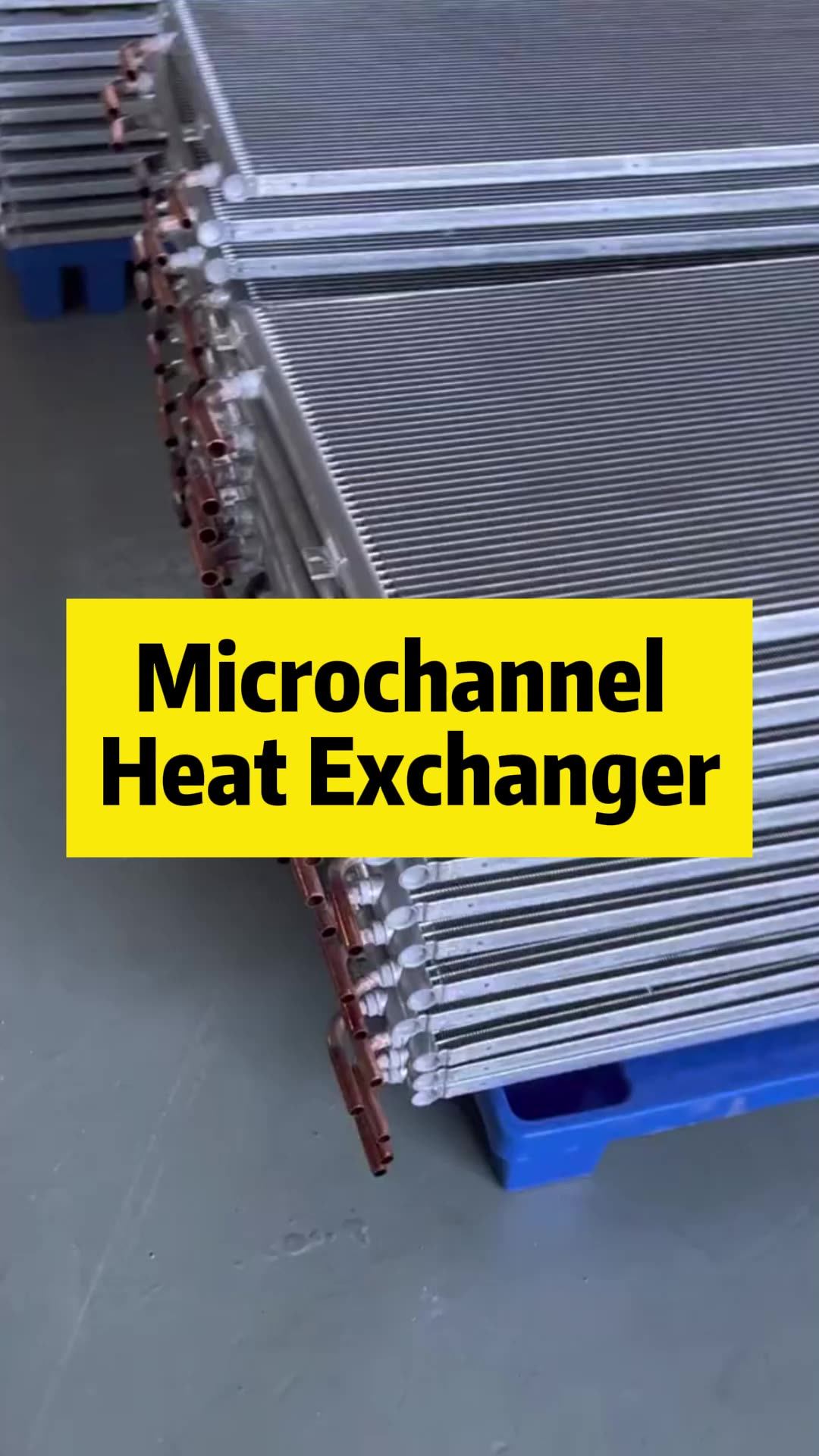 Aluminum Microchannel Tube Heat Exchanger Microchannel Heat Exchanger ...