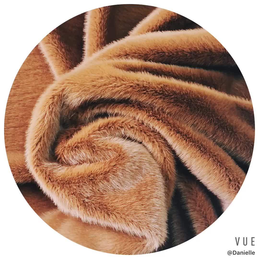High Quality 100 % Polyester Faux Fur Mink Fleece Fabric - Buy Winter ...