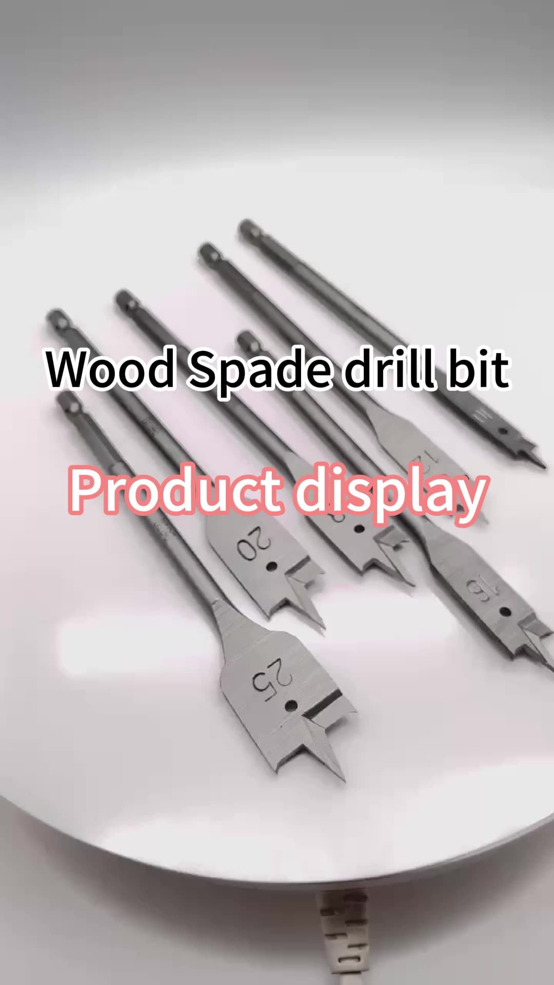 Three-point Paddle Flat Wood Spade Drill Bit For Wood Clean And Fast ...