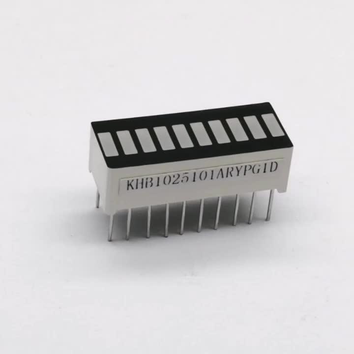 Single-in-line Package 12 Pins 6 Segment Led Light Bar Graph Array ...
