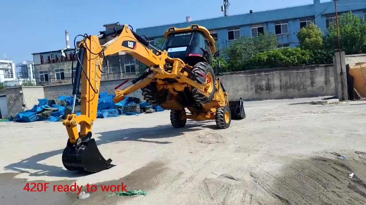 Usa Made Original Caterpillar 420f2 Backhoe Loader And Digger,420f2 Tlb ...