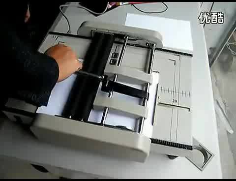 Zm- A3 Semi Automatic Booklet Maker Paper Stitching Stapler & Folding ...