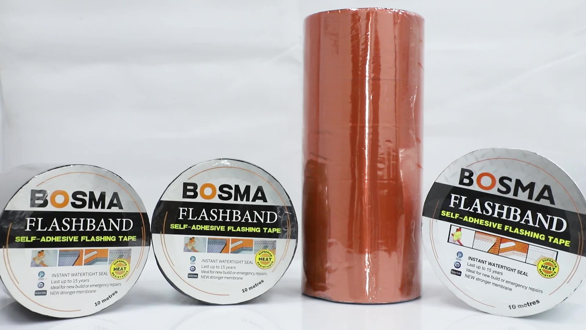 Waterproofing Tape Bitumen Based Aluminium Flash Band For Roofing ...