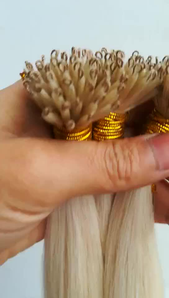 European Remy Hair Unprocessed Micro Links Hair Extensions,Small Circle ...