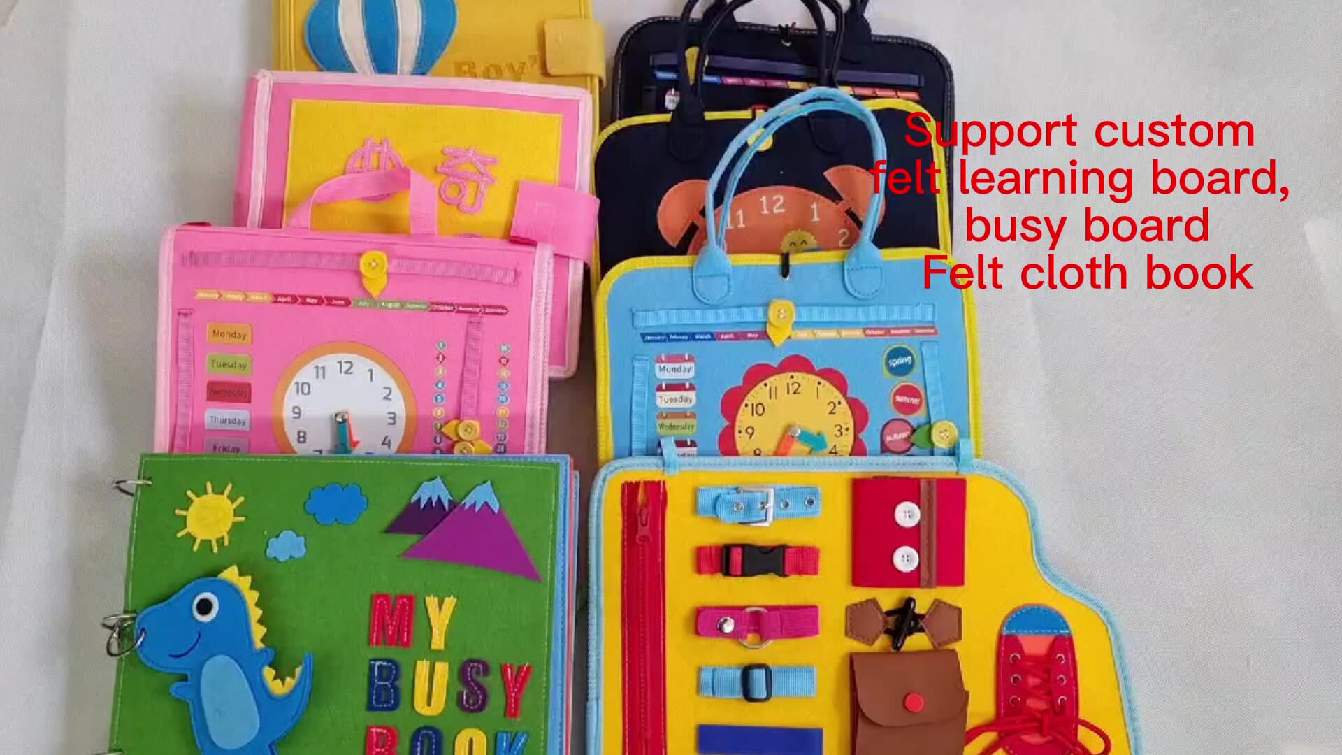 Quiet Busy Book Autism Montesori Juguetes Baby Kid Toy Educational ...