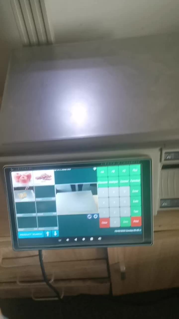 Ai Label Pos Scale With Ai Camera Recognition Thermal Ticket Printing ...