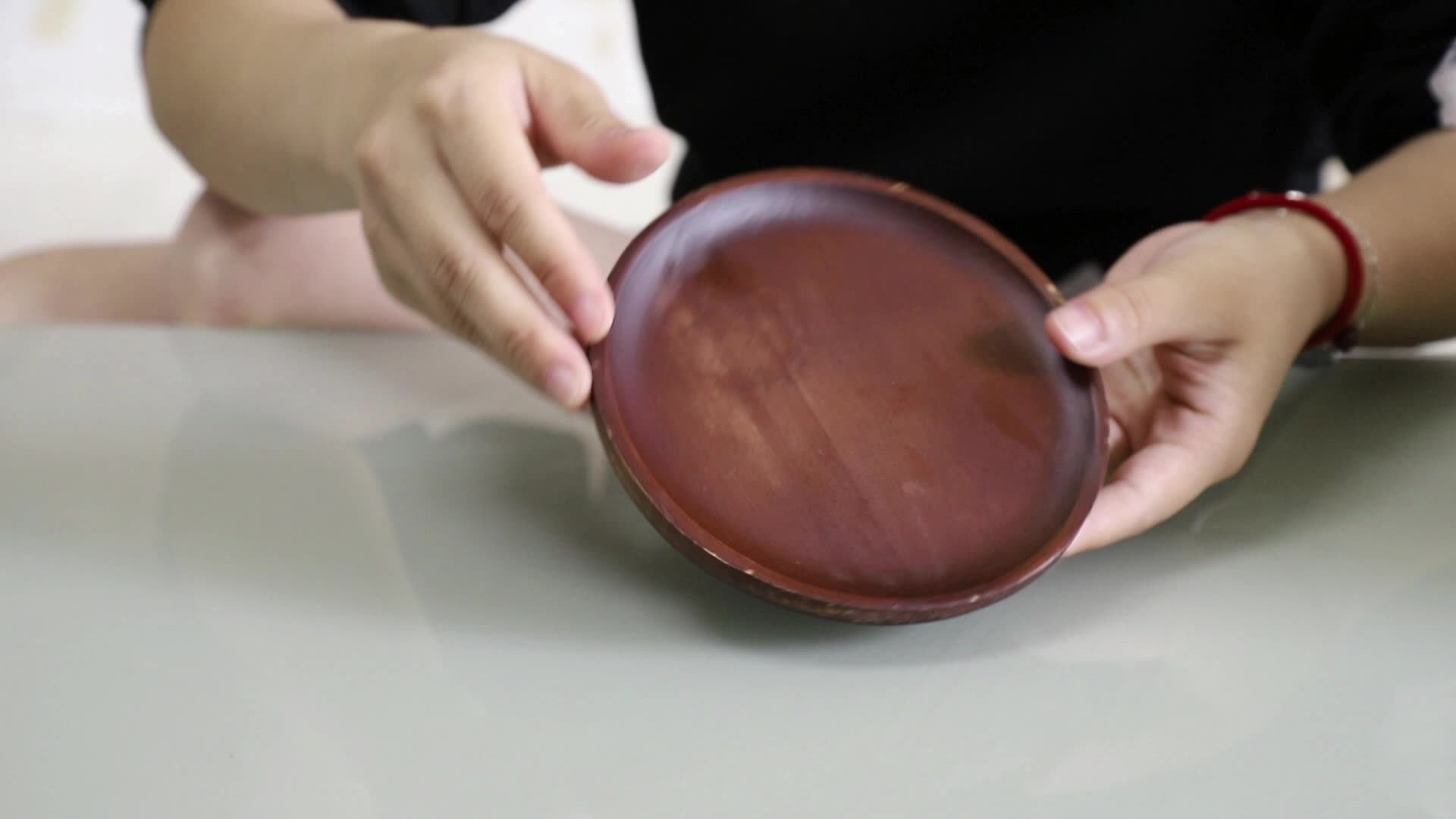 Popular Dish Set Kitchen Dinner Dinnerware Wooden Dinning Plates Free ...