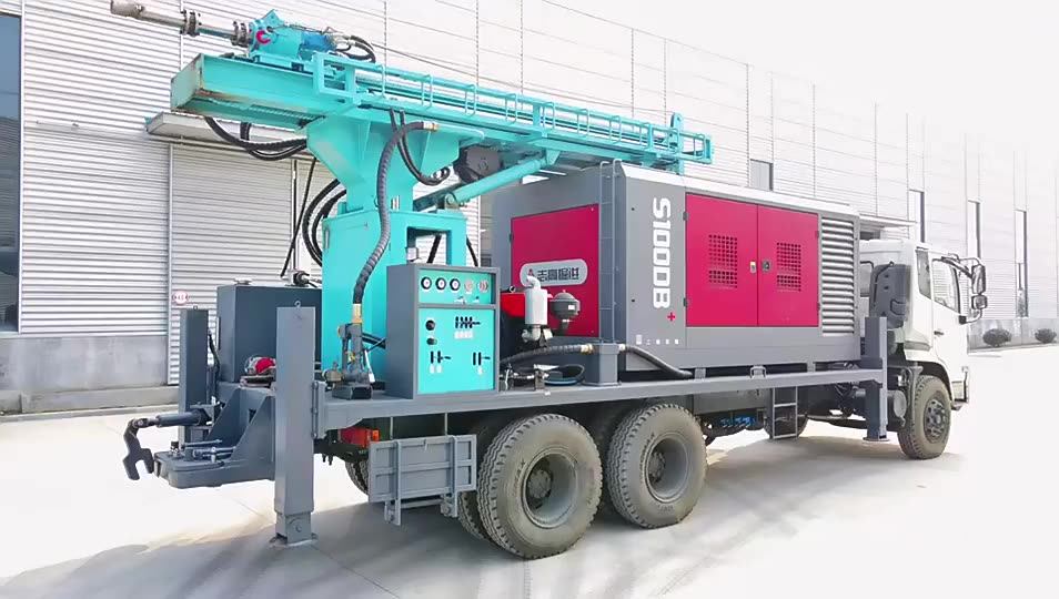 Water well drill rig borehole truck drilling machine water drilling ...