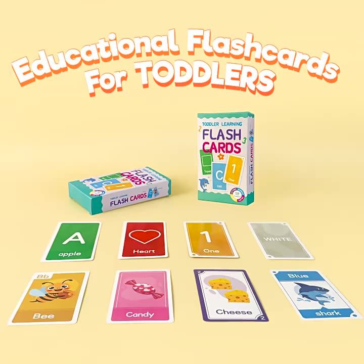 Factory Custom Preschool Flash Cards Alphabet Flash Card For Toddlers ...