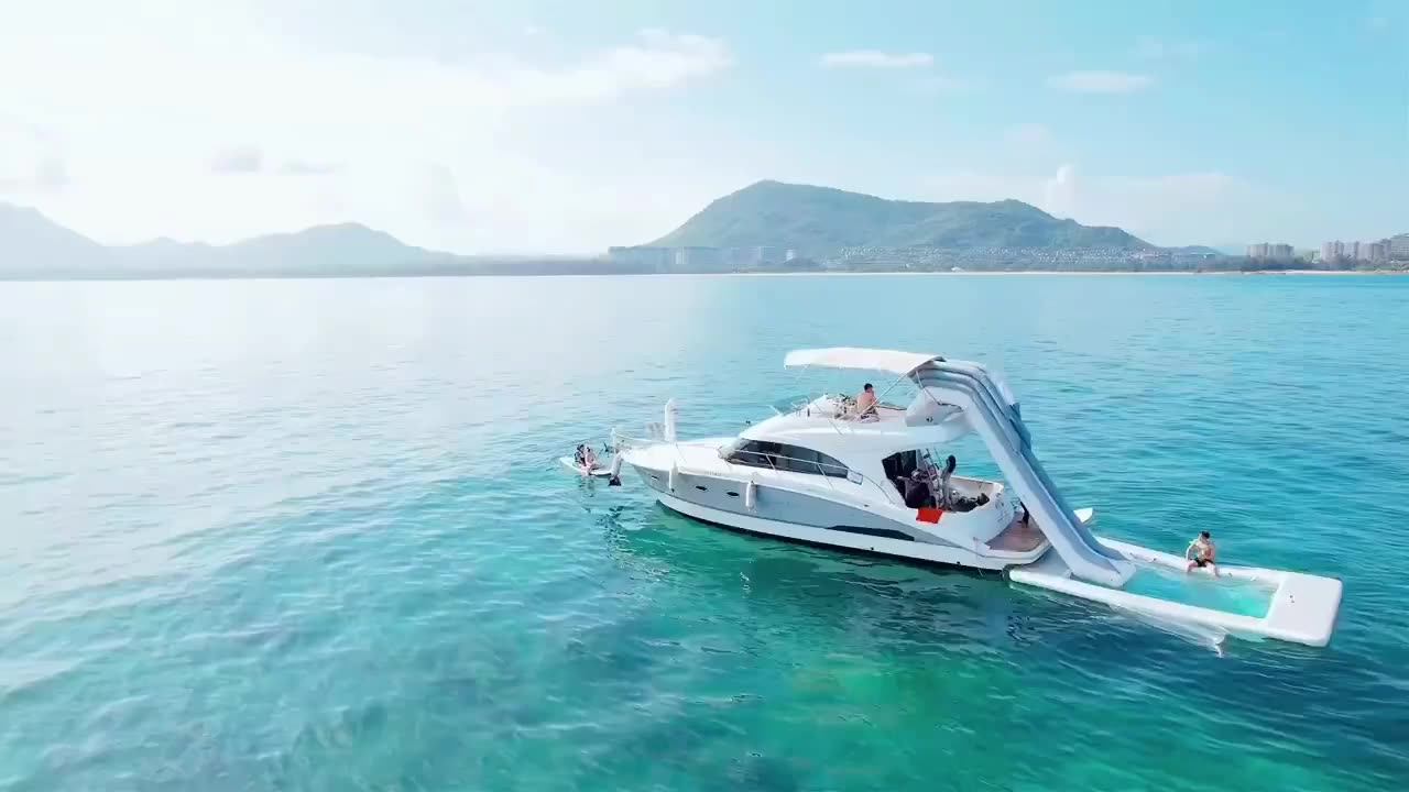 Durable Drop Stitch Portable Floating Ocean Sea Swimming Yacht Pool ...