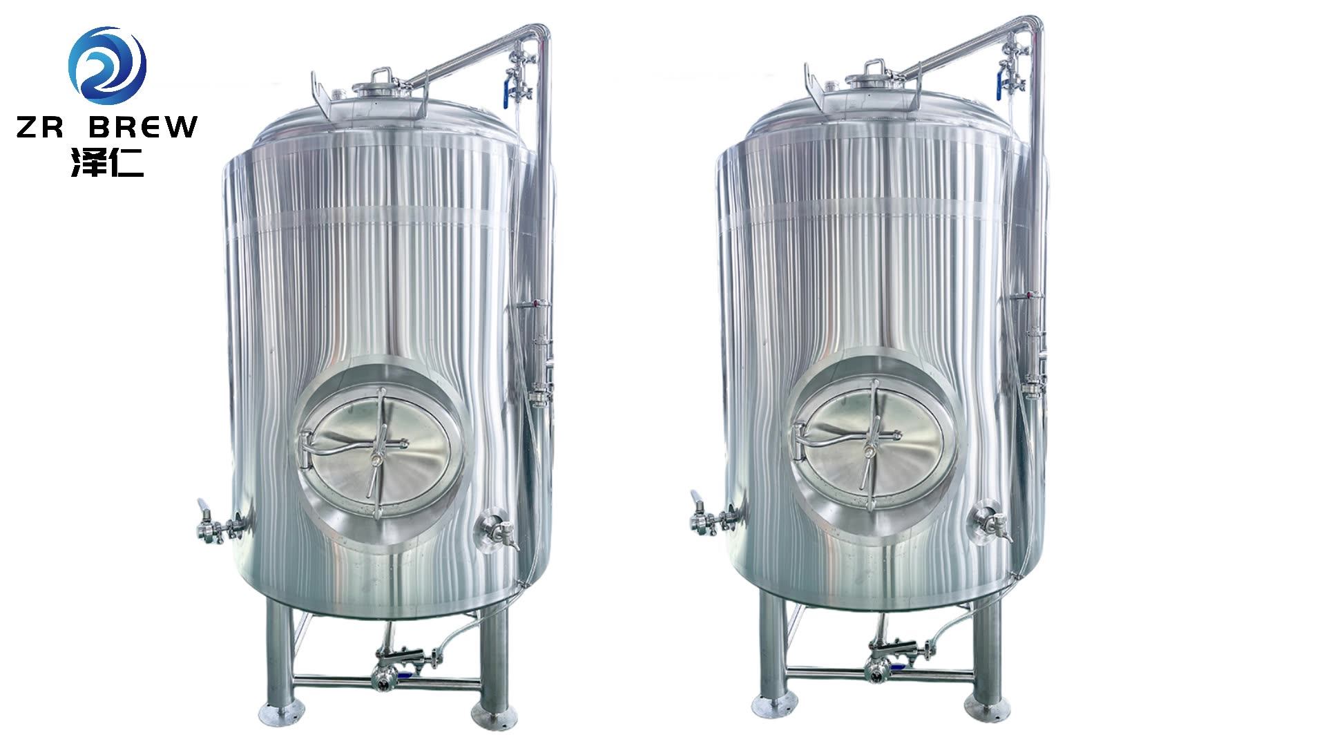 Glycol Cooling Water Dimple Jacketed 5bbl 8bbl 10bbl Beer Serving Tank ...