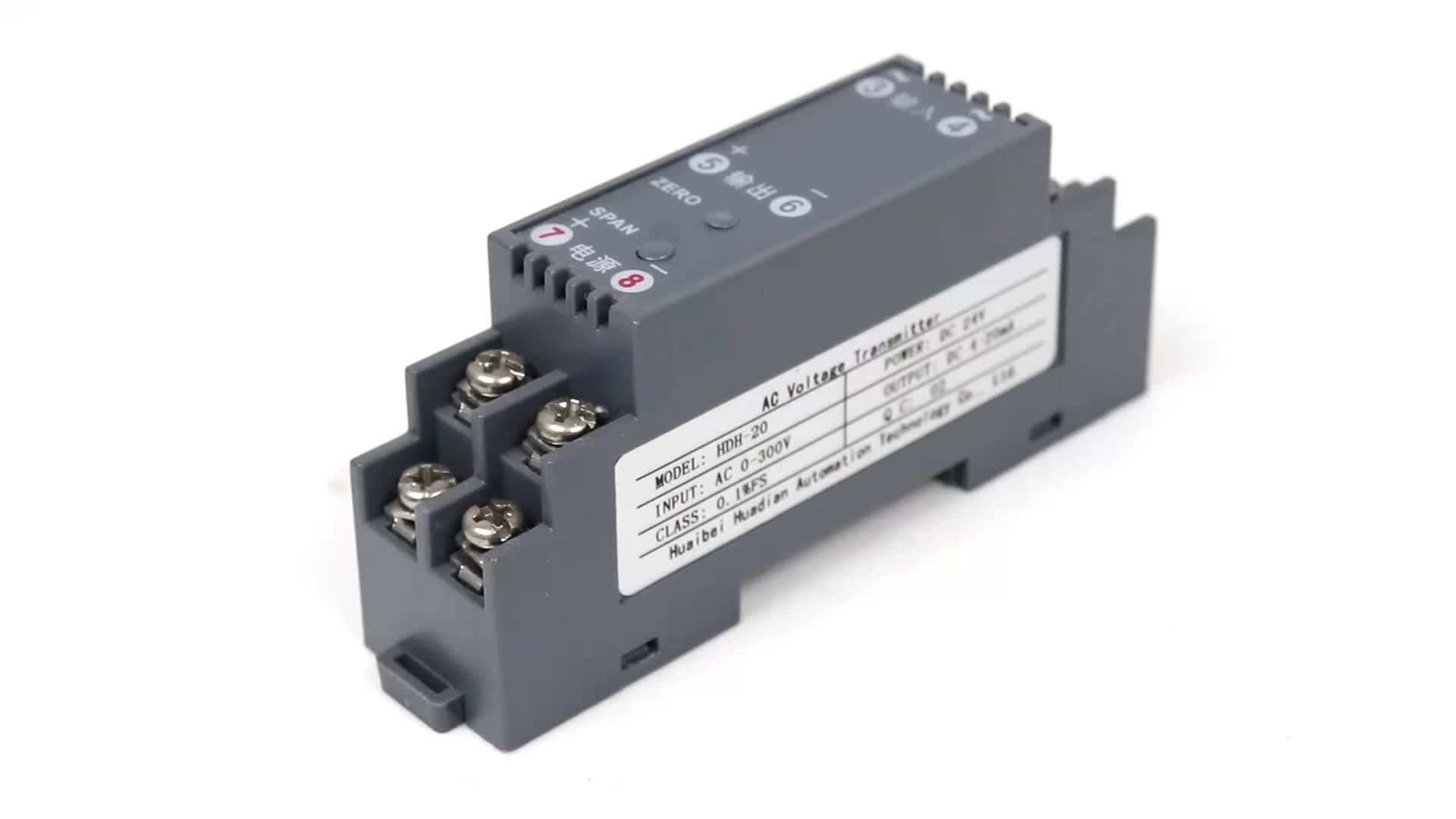 0-500v Input Electrical Measuring Transducer Ac Voltage Sensor ...