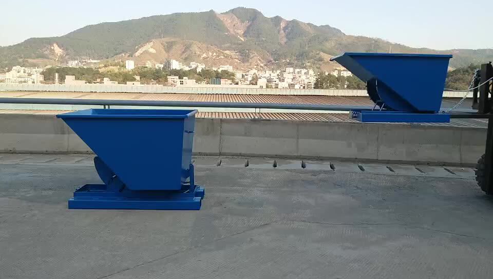 Forklift Dumpster Tipping Skip Self Dumping Hopper Tipping Bins For ...