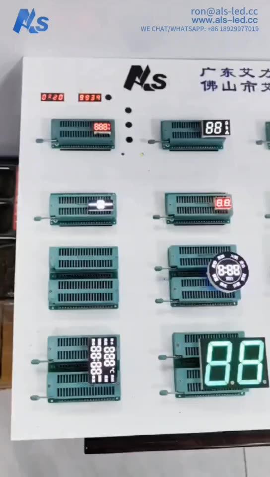 Led 7 Segment Display For Pcba In Blue Color For Number Module And ...