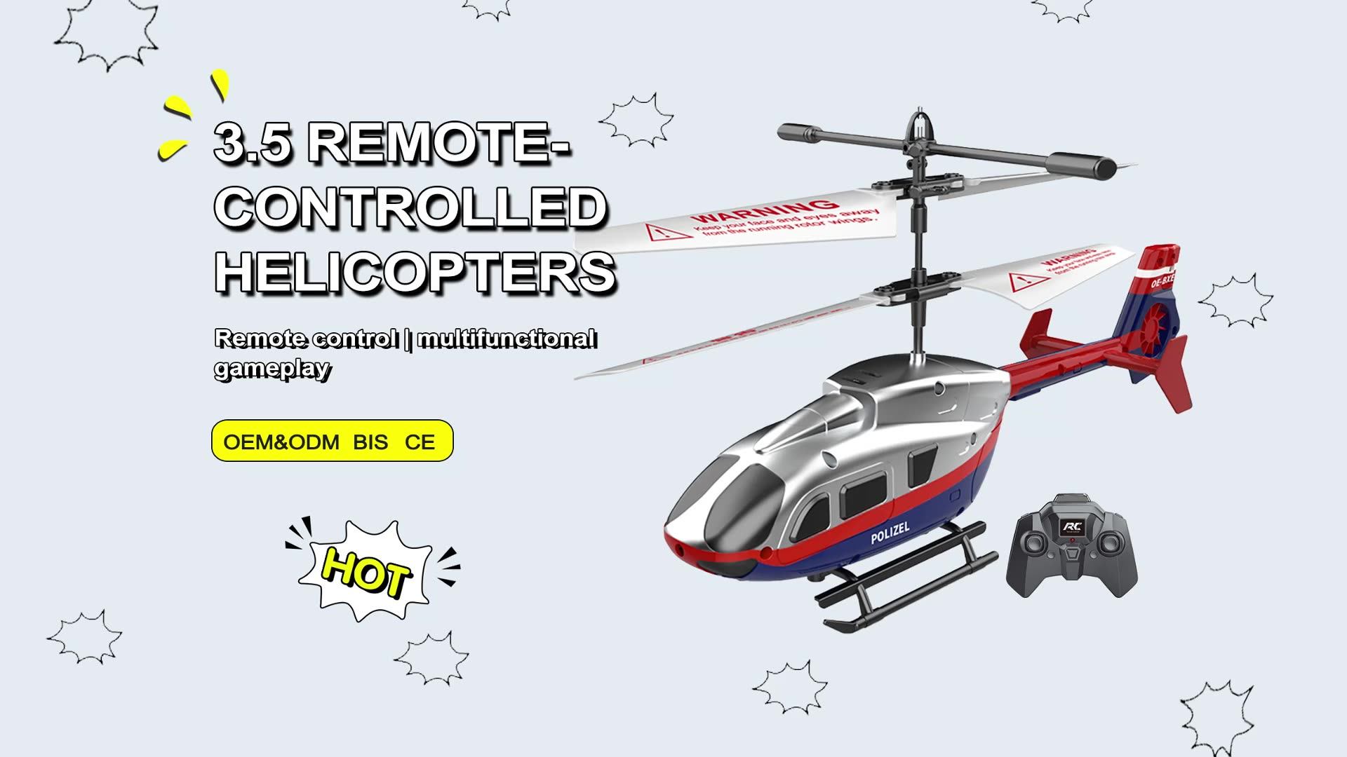 Chengji 3.5 Channel Radio Control Rc Helicopters Play Set Rechargeable ...