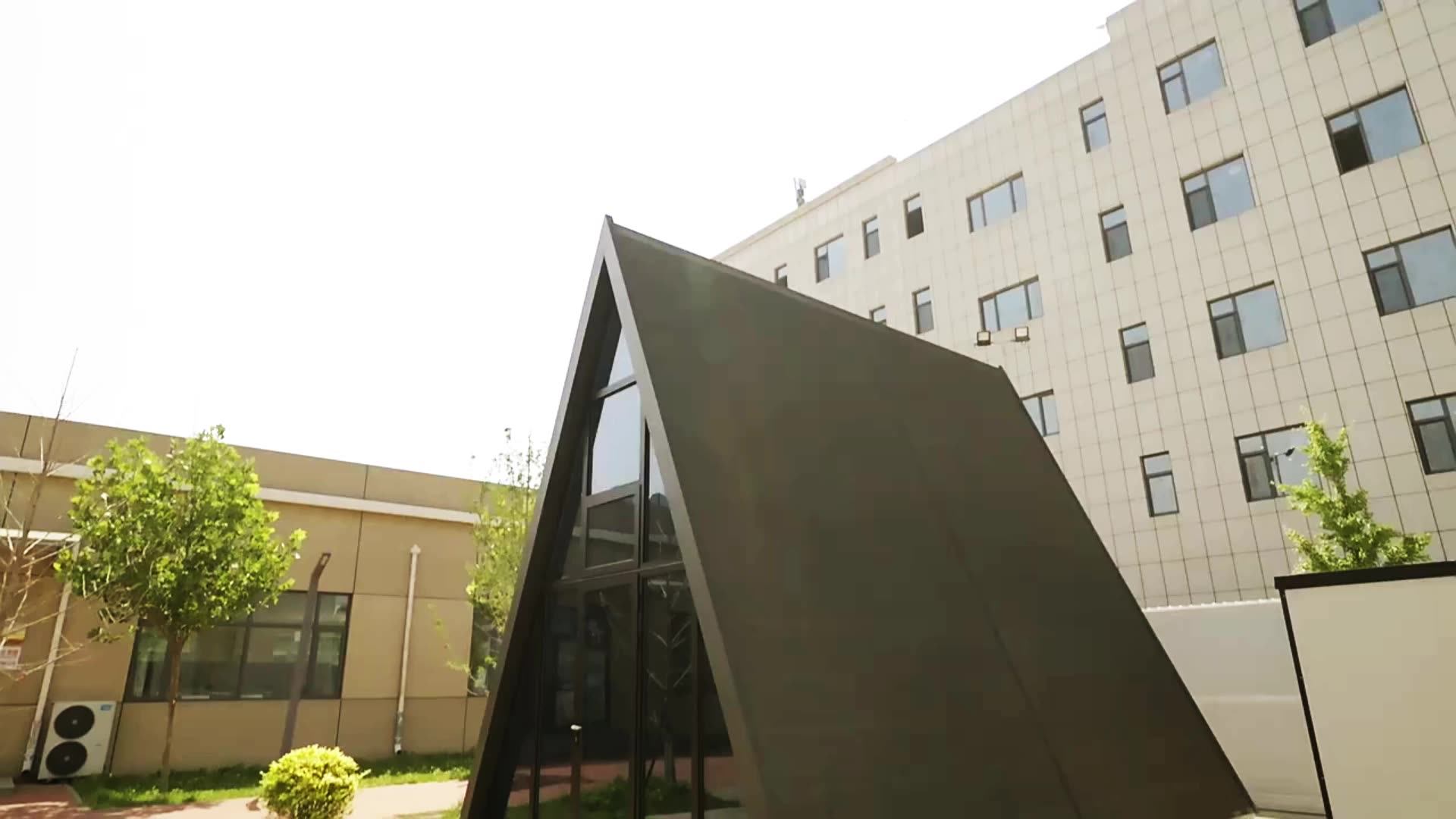 Airbnb Modular Triangular Casas Prefabricadas Triangle Roof Prefab ...