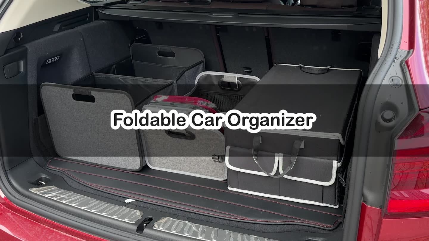 Custom Premium Foldable Adjustable Dividers Car Storage Container ...